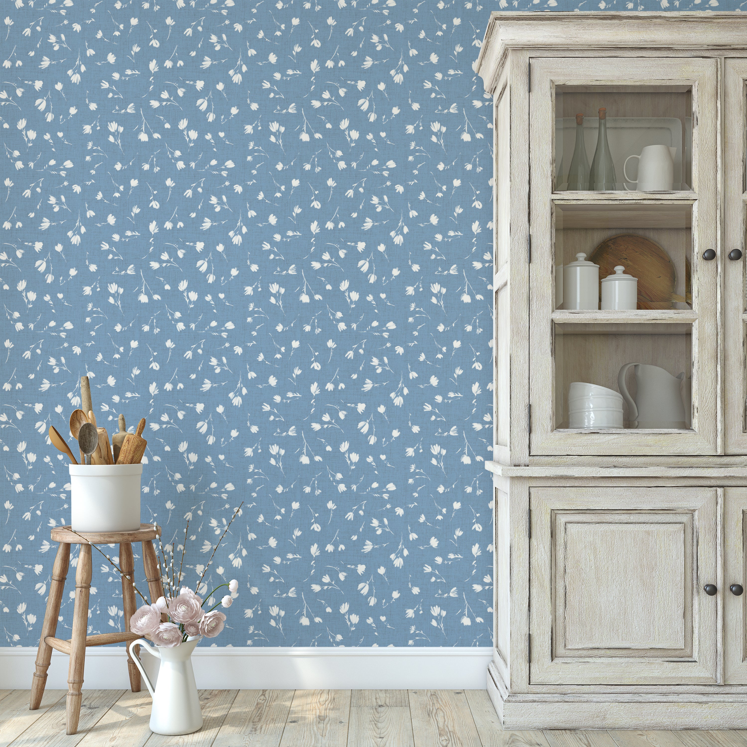 Libby Floral Peel and Stick Wallpaper – Wimzy Walls