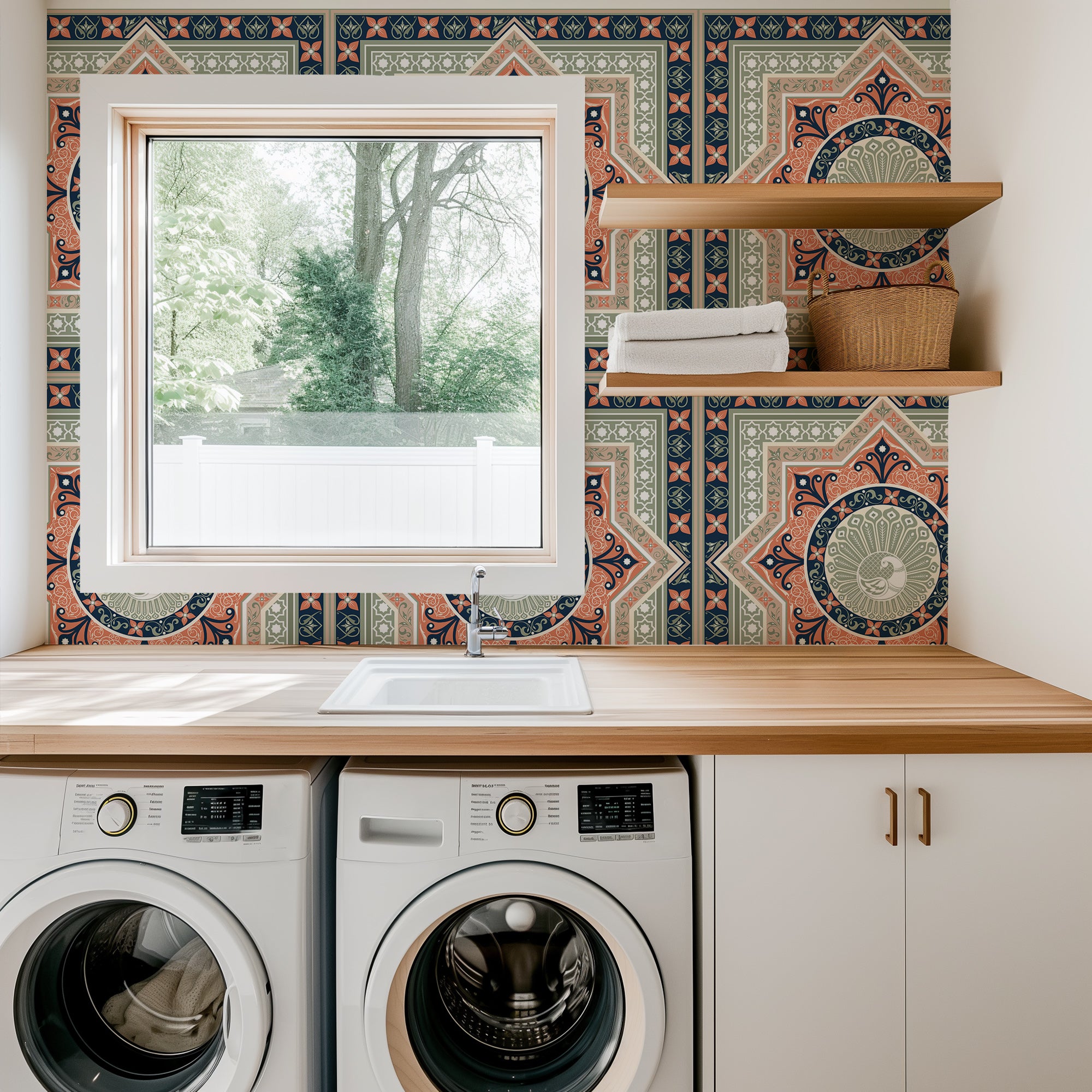Backsplash Tile Peel and Stick Wallpaper – Wimzy Walls