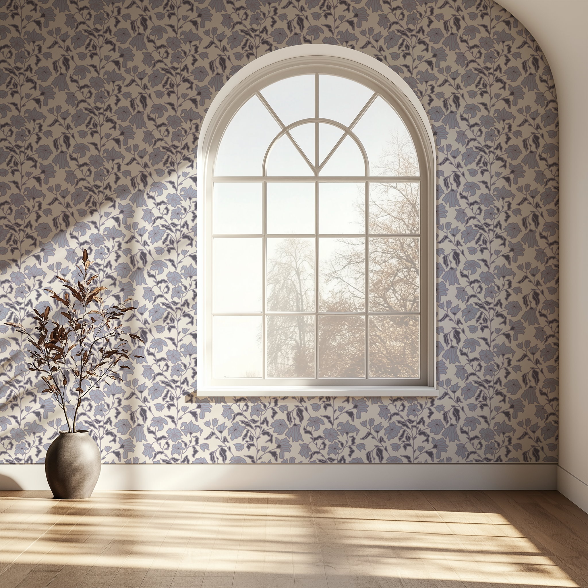 Wildflower Untamed Peel and Stick Wallpaper – Wimzy Walls
