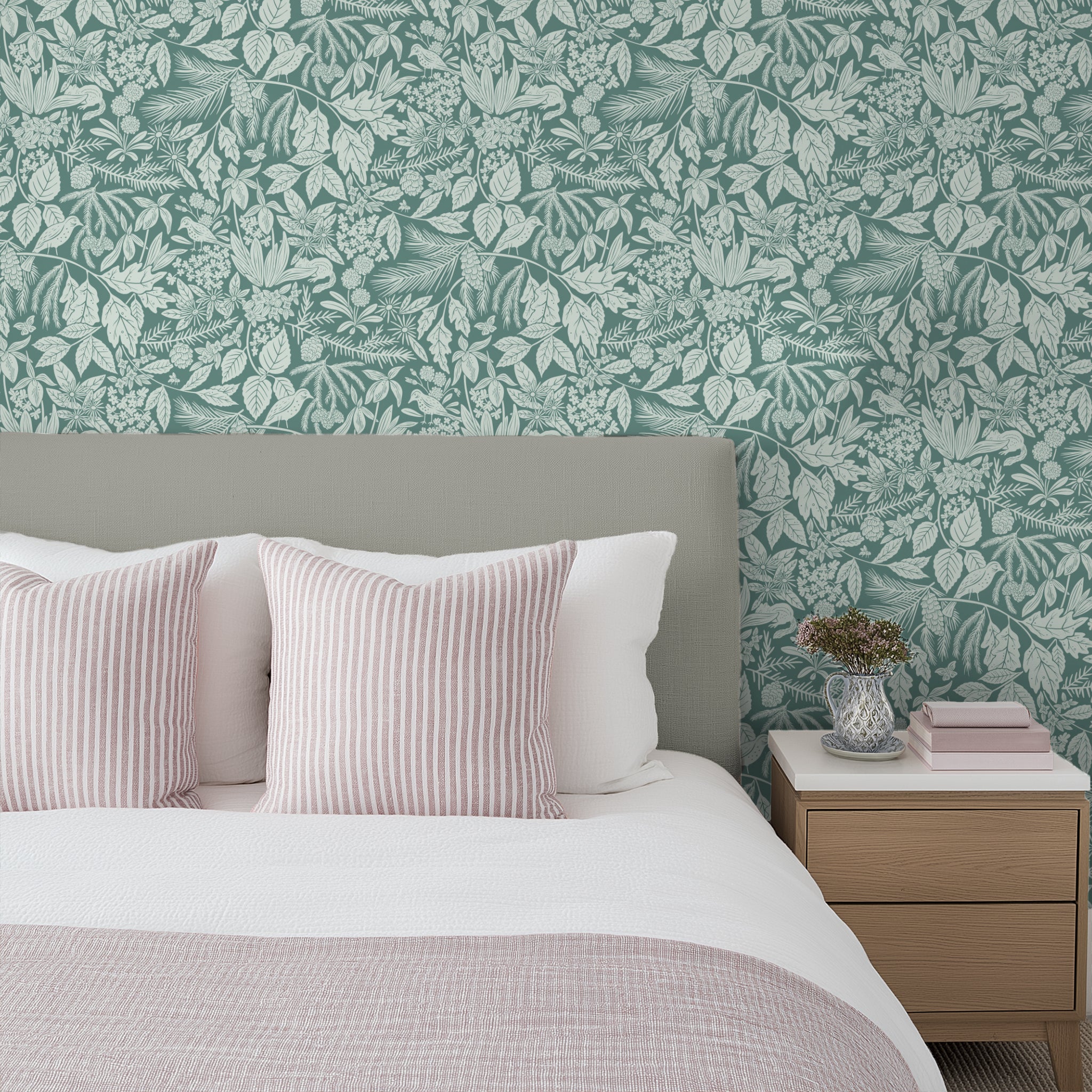 Woodland Whispers Peel and Stick Wallpaper – Wimzy Walls